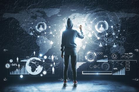 premium photo hacking and technology concept