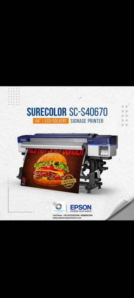 Epson Surecolor Printer At Eco Solvent Machine In Patna Id