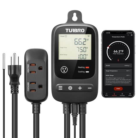 Turbro Smart Temp Controller Wifi Enabled Thermostat Timer Epic