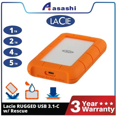 Lacie Rugged Usb C W Rescue Tb Tb Tb Tb Stfr Stfr Stfr
