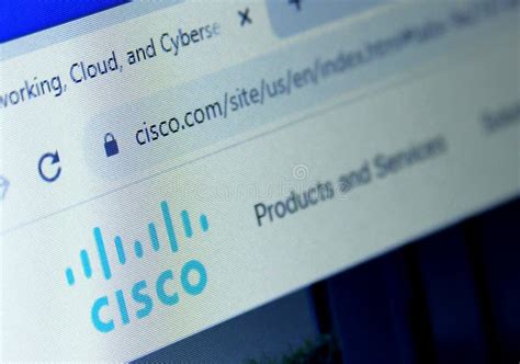 Cisco Systems Company Logo Editorial Photography Image Of Smartphone 297211297