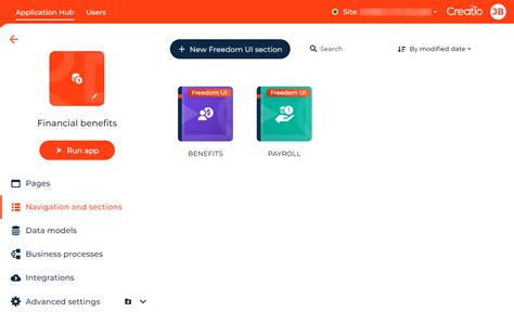 Set Up The App Sections Creatio Academy
