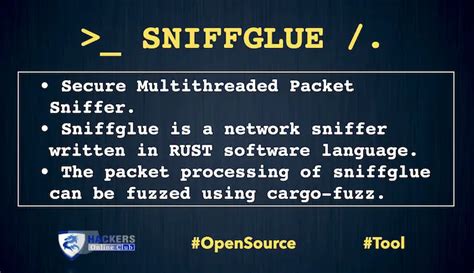 Sniffglue Secure Multithreaded Network Packet Sniffer