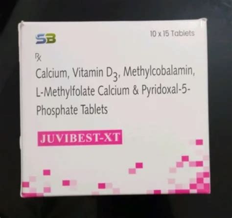 Calcium Vitamin D3 Methylcobalamin L Methylfolate Pyridoxal 5 Phosphate Tablet At ₹ 2990 Box