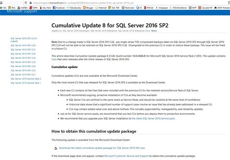Finding Non Current Cumulative Updates Sqlservercentral