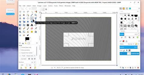 Cropping With Gimp
