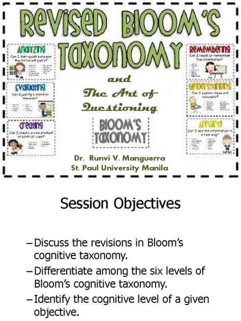 PDF Lecture 5 Revised Bloom S Taxonomy DOKUMEN TIPS