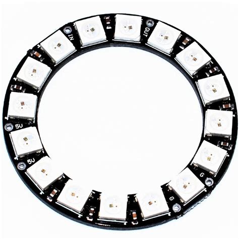12bit Ws2812 5050 Rgb Led Built In Full Color Driving Lights Circular Development Board Tri