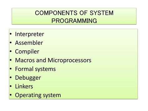 Introduction To System Programming Pptx