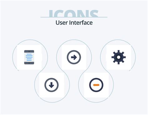 User Interface Flat Icon Pack 5 Icon Design Gear User Interface Interface User Arrow