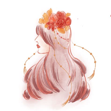 핸드 드로잉 캐릭터 일러스트 깔끔 한 소녀 Psd 장식 소재 손으로 그린 만화 간결한 Png 일러스트 및 Psd 이미지 무료 다운로드 Pngtree