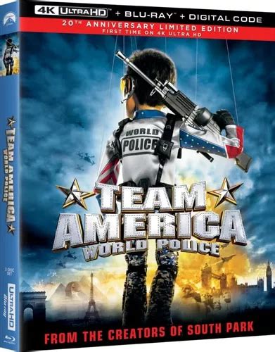 K Blu Ray Team America Detonando O Mundo Lacrado Frete Gr Tis