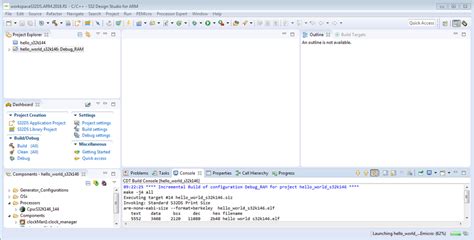 Howto Create S32ds Project From Example Hello World For S32k144 Wo