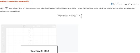 Solved Here R T Is The Position Vector Of A Particle Moving Chegg