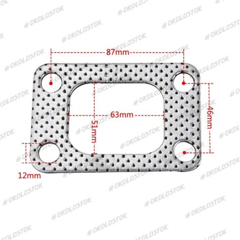 Прокладка для турбины фланец T4 GT35 GT40 GT42 | OkoloStok