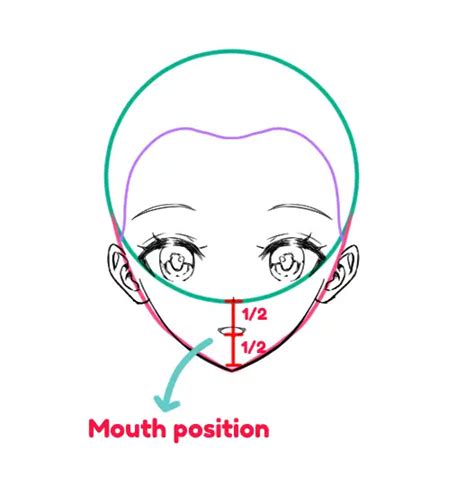 Ultimate Guideline To Draw Anime Face And Head Lunar ★ Mimi