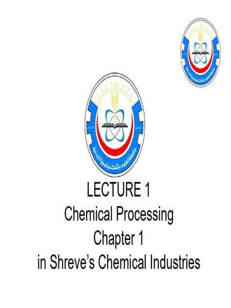 Lecture 1 Chapter 1 Download Free Pdf Chemical Industry Chemical Substances