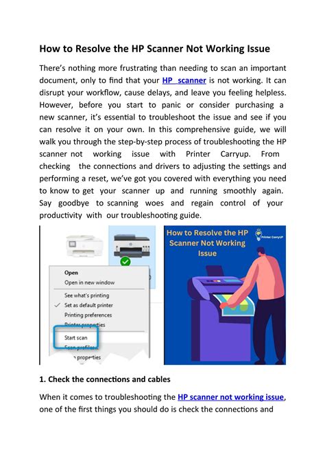 Hp Printer Scanner Not Working At Oliver Howell Price Blog