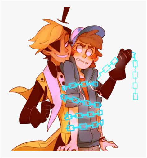 Gravity Falls Bill Cipher And Dipper Hd Png Download Kindpng