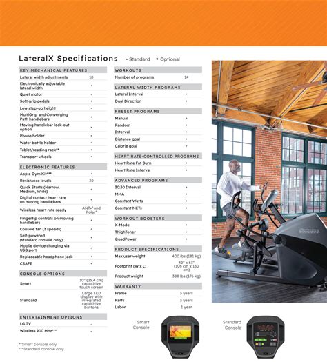 Octane Lateralx Lateral Elliptical Trainer With Smart Console