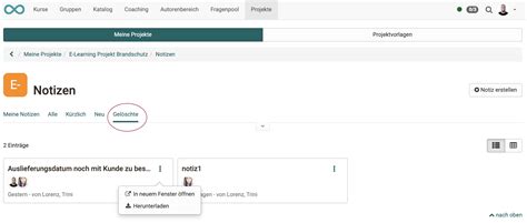 Notes OpenOlat Documentation