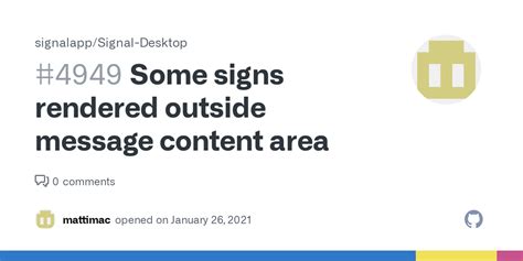 Some Signs Rendered Outside Message Content Area · Issue 4949