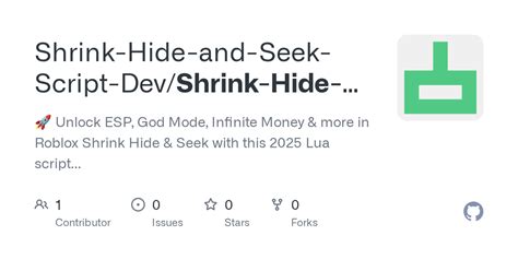 Github Shrink Hide And Seek Script Devshrink Hide And Seek 🚀 Unlock