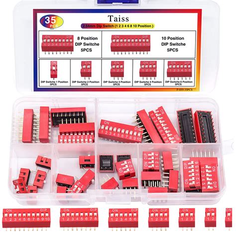 Taiss 35pcs Dip Switch Kit Assorted Positions India Ubuy