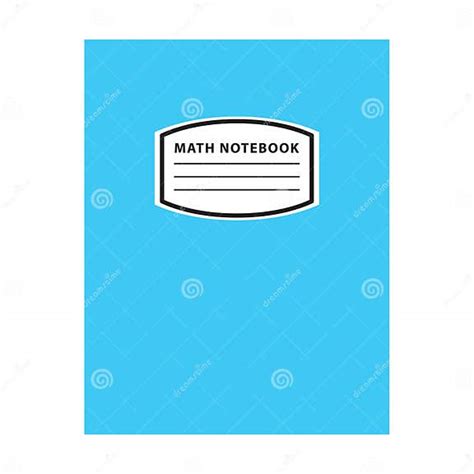 Math Notebook Stock Vector Illustration Of School Design 272912565