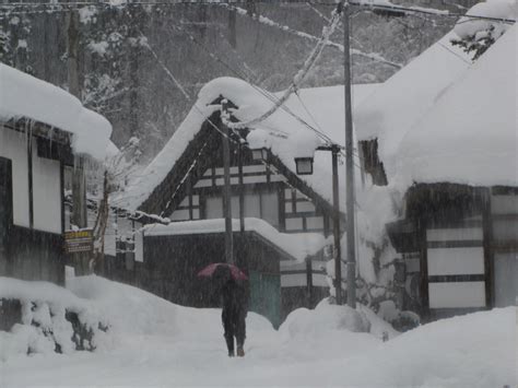どっさりと降り積もった雪 南会津町たのせ集落