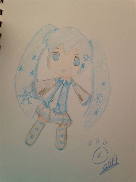Snow Miku Chibi By Katchat26 On Deviantart