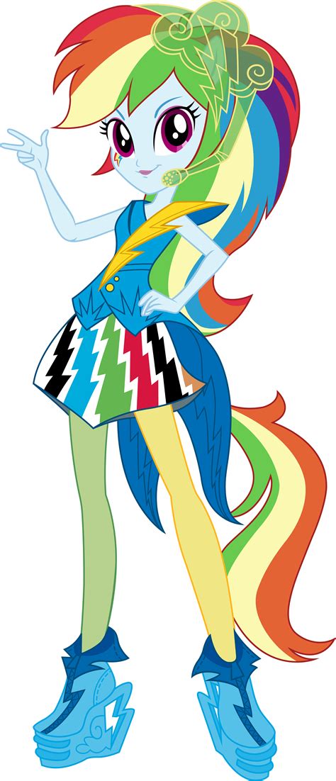 Neon Rainbow Rocks Rainbow Dash Vector By Sugar Loop On Deviantart