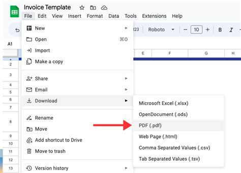 Google Sheets Invoice Templates