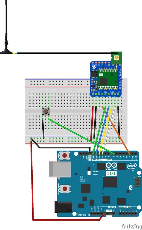 Arduino 101 Packet Radio Imu