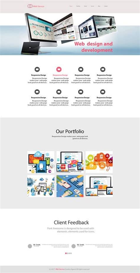 Pin By Al Mamun On Web Template Design Web Development Design Web
