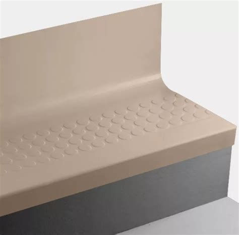 Tarkett Johnsonite Sisal Angle Fit Stair Tread With Riser — Stone