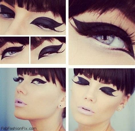 Dramatic And Graphic Eyeliner Makeup Look Tutorial Fab Fashion Fix