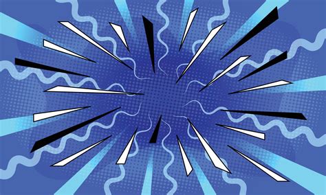 Blue Explosion Comic Book Background Banner 21120036 Vector Art At Vecteezy