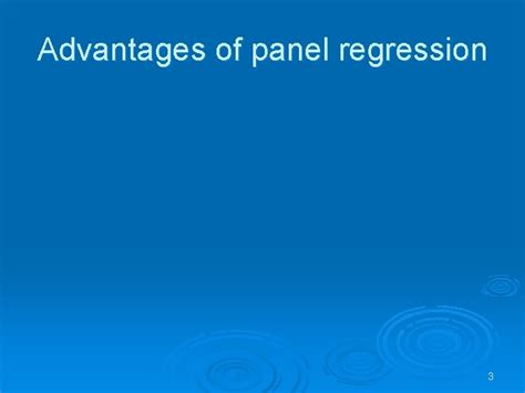 Panel Regression Panel Data Panel Data Data That