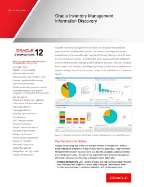 Fillable Online Oracle Inventory Management Fax Email Print PdfFiller