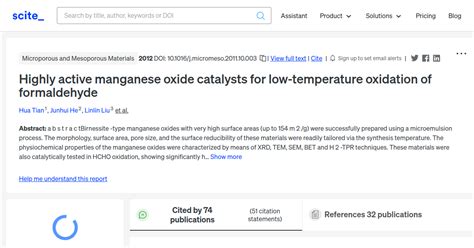 Highly Active Manganese Oxide Catalysts For Low Temperature Oxidation