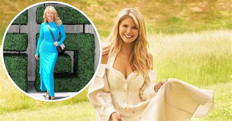 Christie Brinkley Sports Gorgeous Blue Maxi Dress