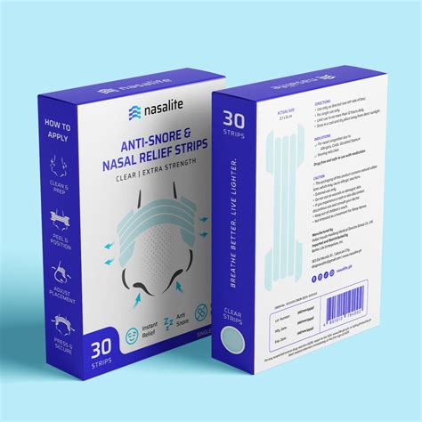 Nasalite Nasal Strips Drug Free Anti Snoring Solution And Instant Nasal