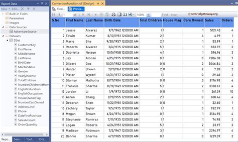 SSRS CBool Function