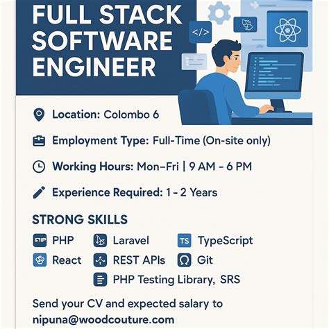 Hiring Fullstackdeveloper Softwareengineer Php Laravel React