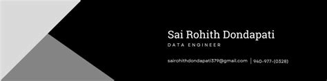 Sai Rohith Dondapati Data Engineer Walmart Global Tech Linkedin