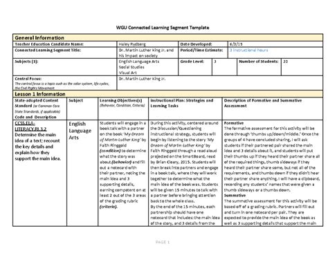 C269 Task 2 Part B D Task 2 Part B D WGU Connected Learning Segment Template General