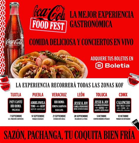 Coca Cola Foodfest 2024 Ciudades A Las Que Llegará Y Costo De Los Boletos