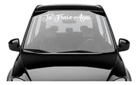 Sticker Calcomania Vinil Personalizado Para Parabrisas Auto Meses Sin