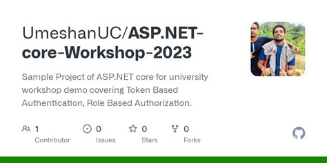 GitHub UmeshanUC ASP NET Core Workshop Sample Project Of ASP NET Core For University